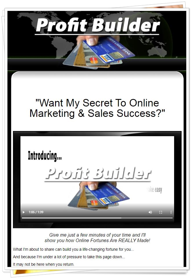 Profit Builder 2 - cre8ive Marketing